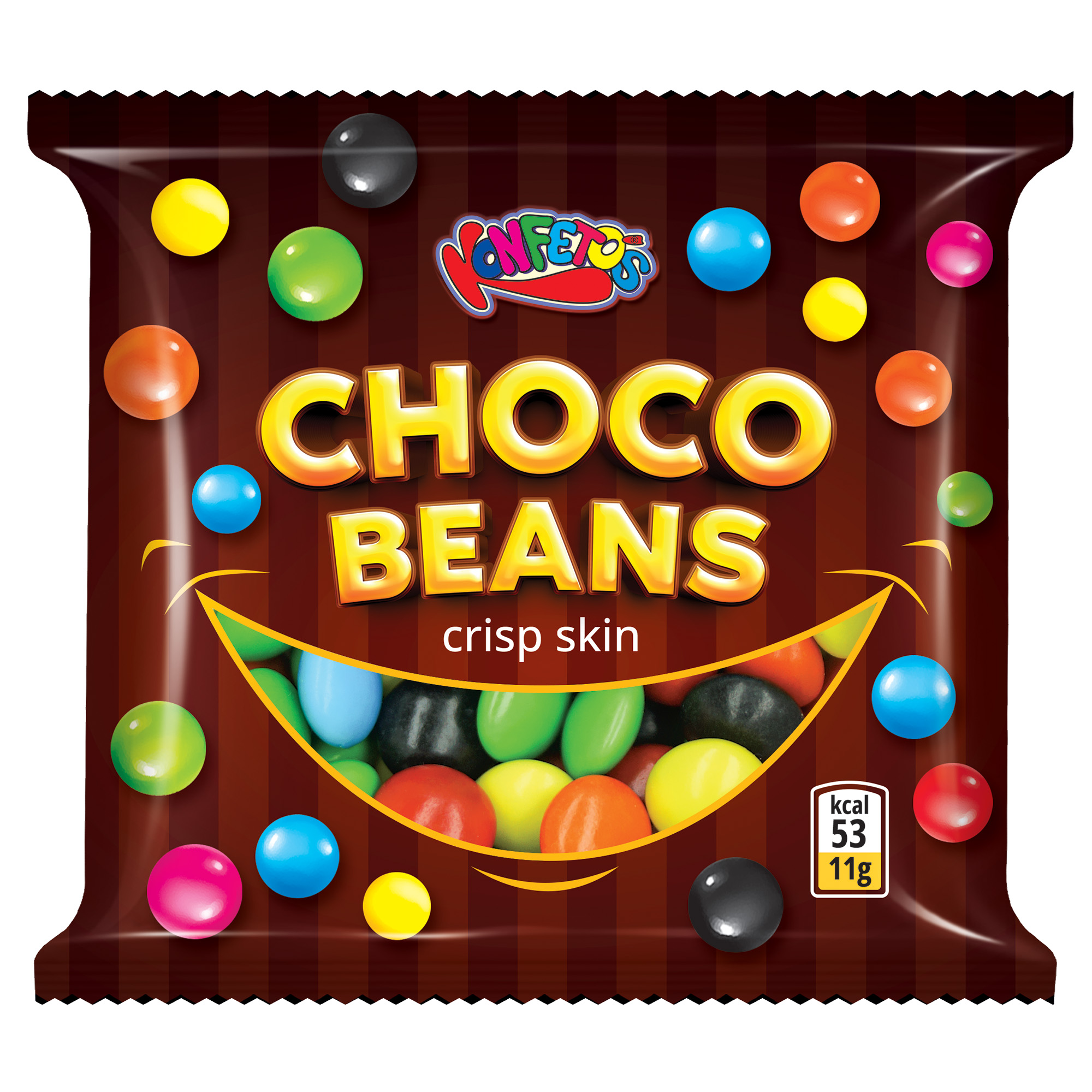 Драже :: Шоколадні драже "Choco Beans", 330 г (700083)